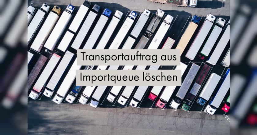 HowTo: Transportauftrag aus Importqueue mit STMS löschen