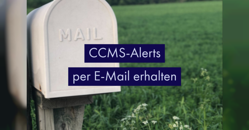 Tutorial: CCMS-Alert-Monitor einrichten - SAP Administrator