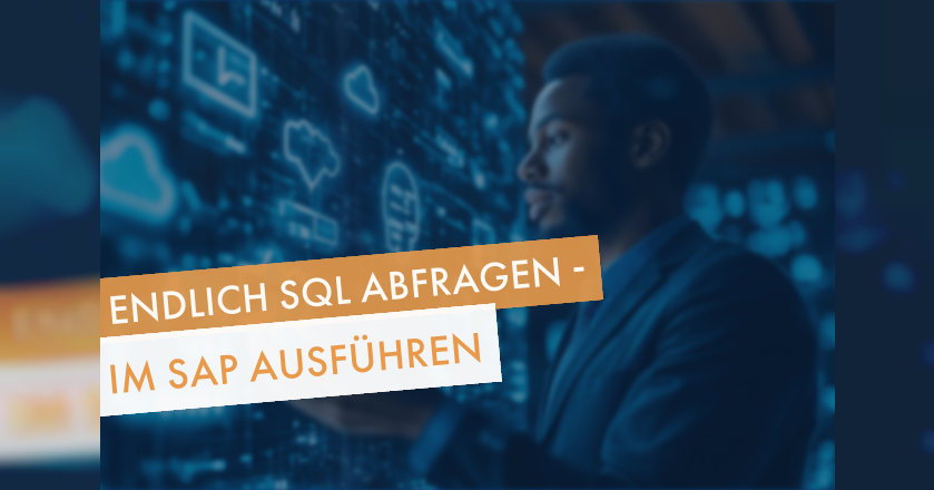 Endlich SQL Abfragen direkt im SAP System ausführen Endlich SQL Abfragen direkt im SAP System ausführen