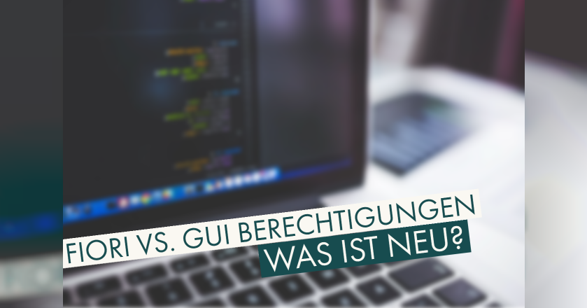 Fiori vs GUI Berechtigungen: Was ist neu?